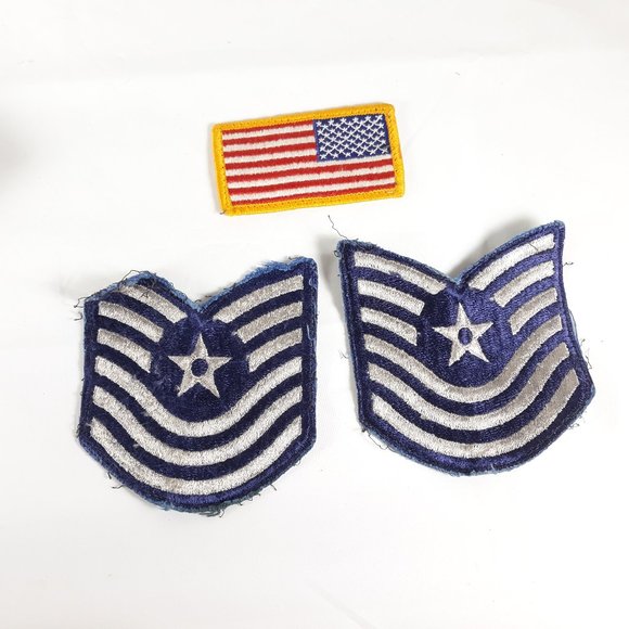 Other | Military Air Force Technical Segreant Rank Stripes And Stars ...